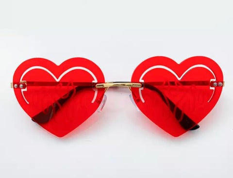 Red Heart Sunglasses | Hippie Sticks